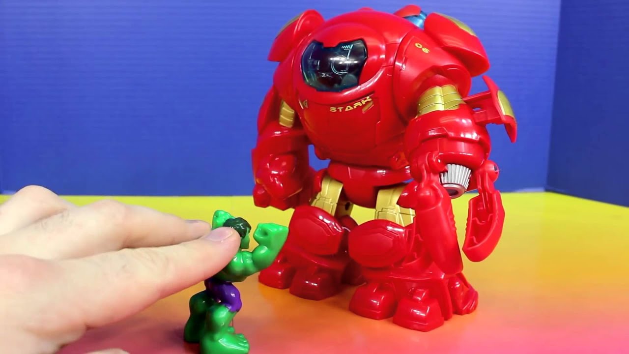 [Disney] Iron Man Tony Stark Armor Tech Robot Suit with Hulk Playskool ...