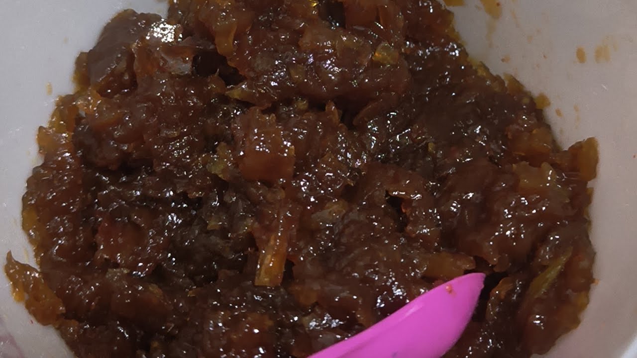 Khata sweet mango gudama eaten with paratha @Kirti-rk - YouTube