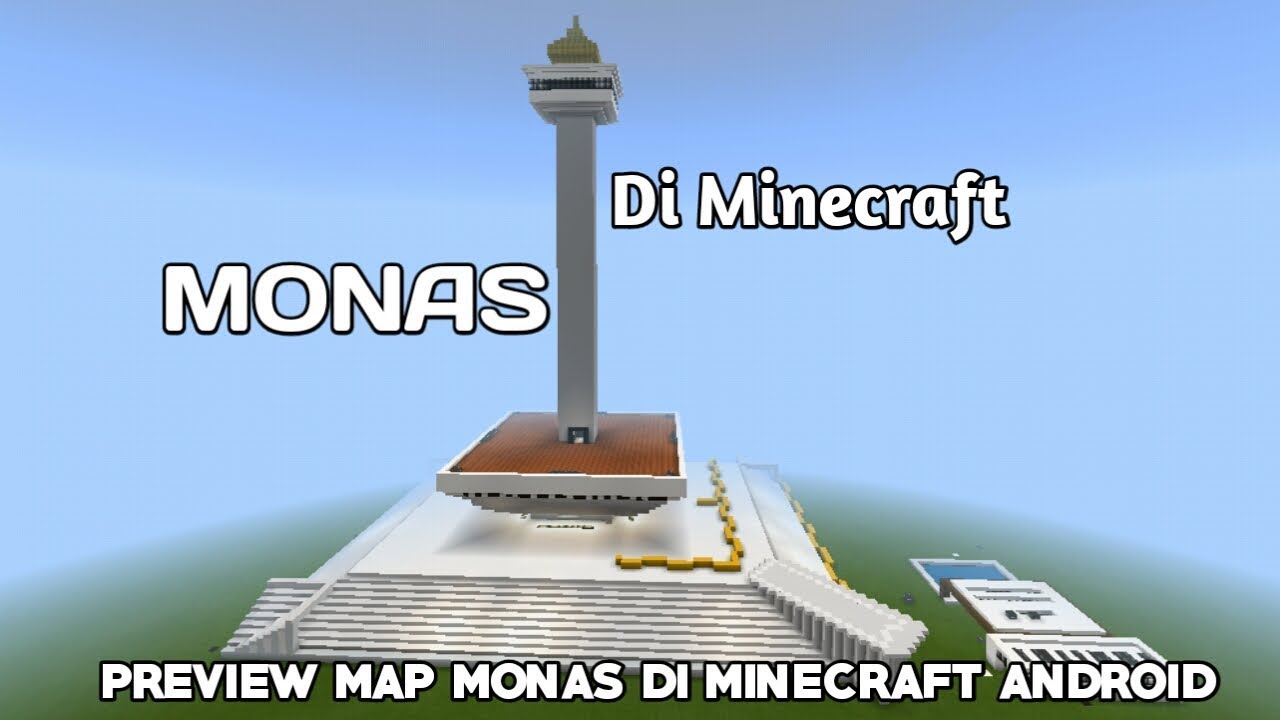 preview map monas di minecraft android - YouTube