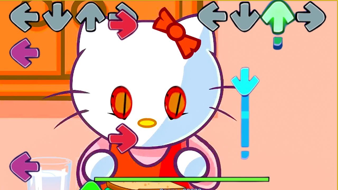 Hello On Kitty VS Friday Night Funkin be like | FNF Got Me Like Part 5 ...