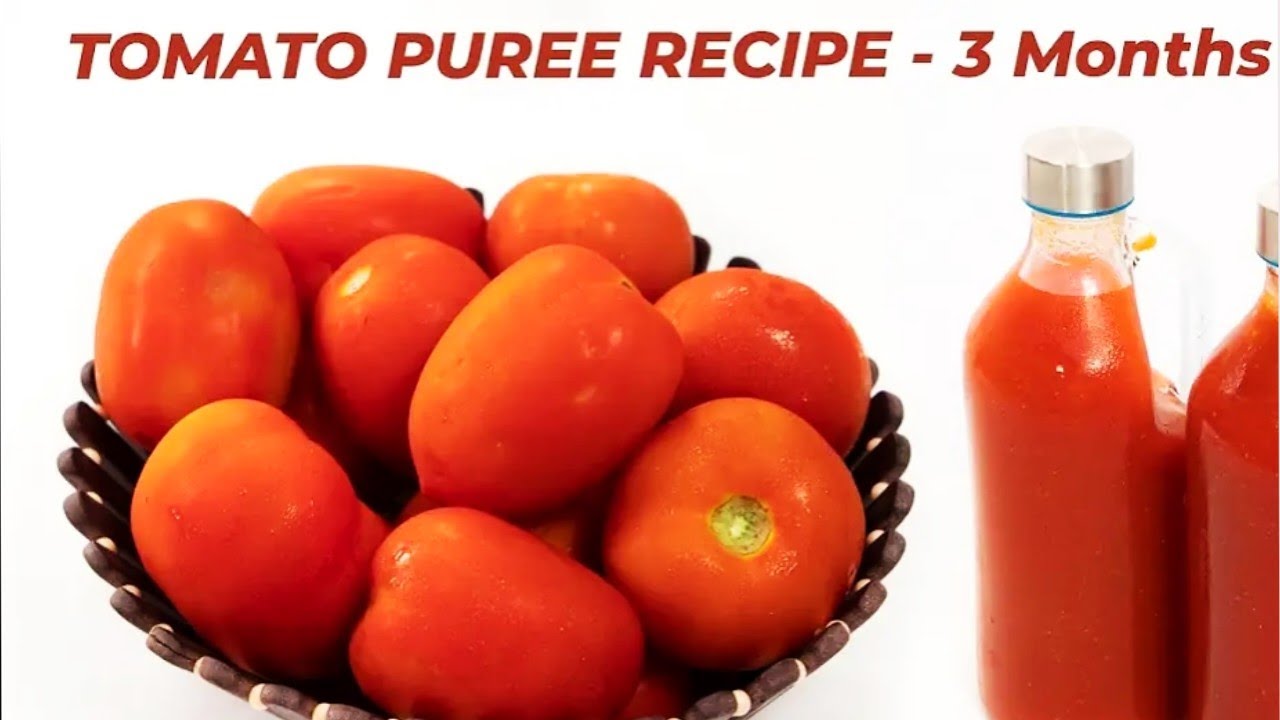How to make Tomato puree Home made Tomato puree by#sameel kichen - YouTube