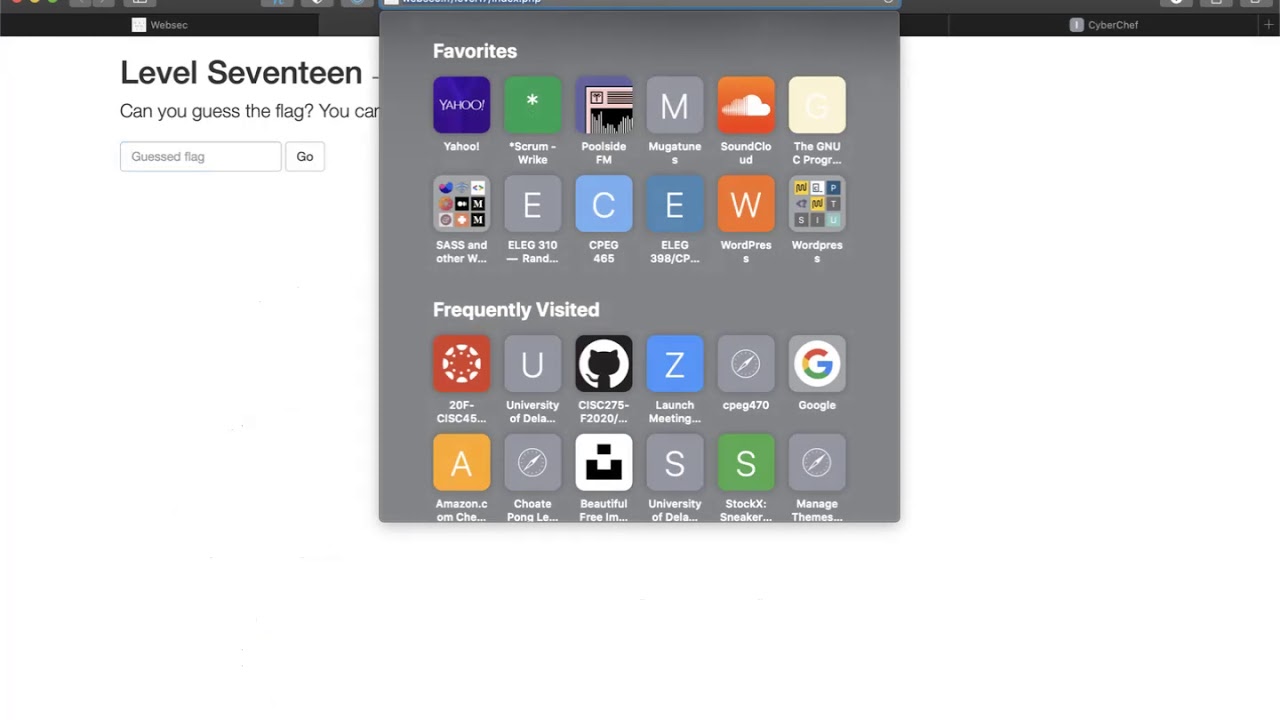 Websec.fr Level 17 - YouTube