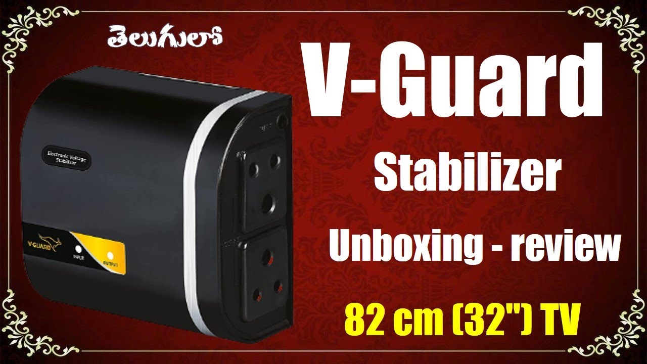 V-Guard Mini Crystal Supreme TV Stabilizer for up to 82 cm (32") TV ...