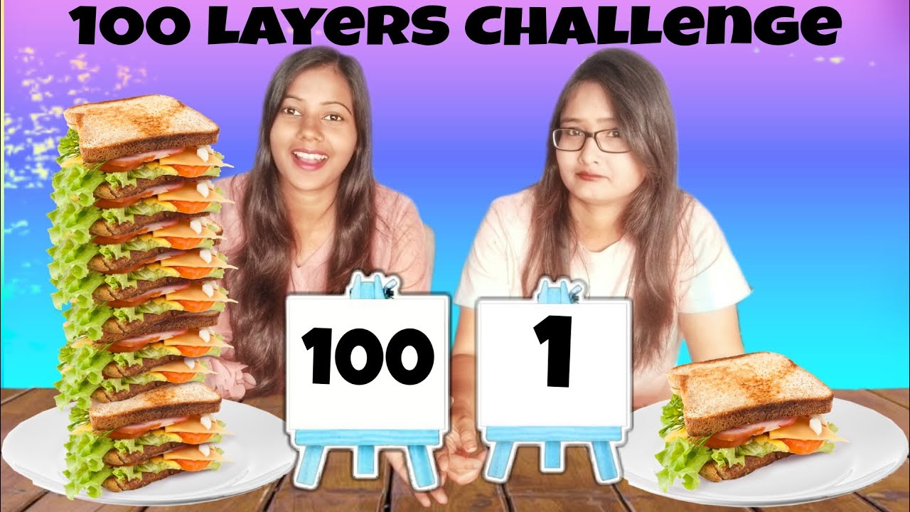 100 Layers FOOD Challenge🤯 😱 - YouTube