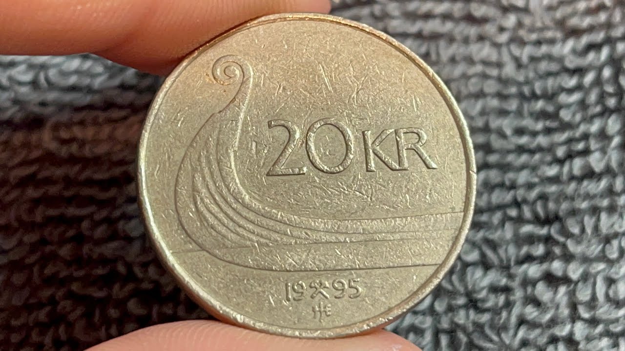 1995 Norway 20 Kroner Coin • Values, Information, Mintage, History, and ...