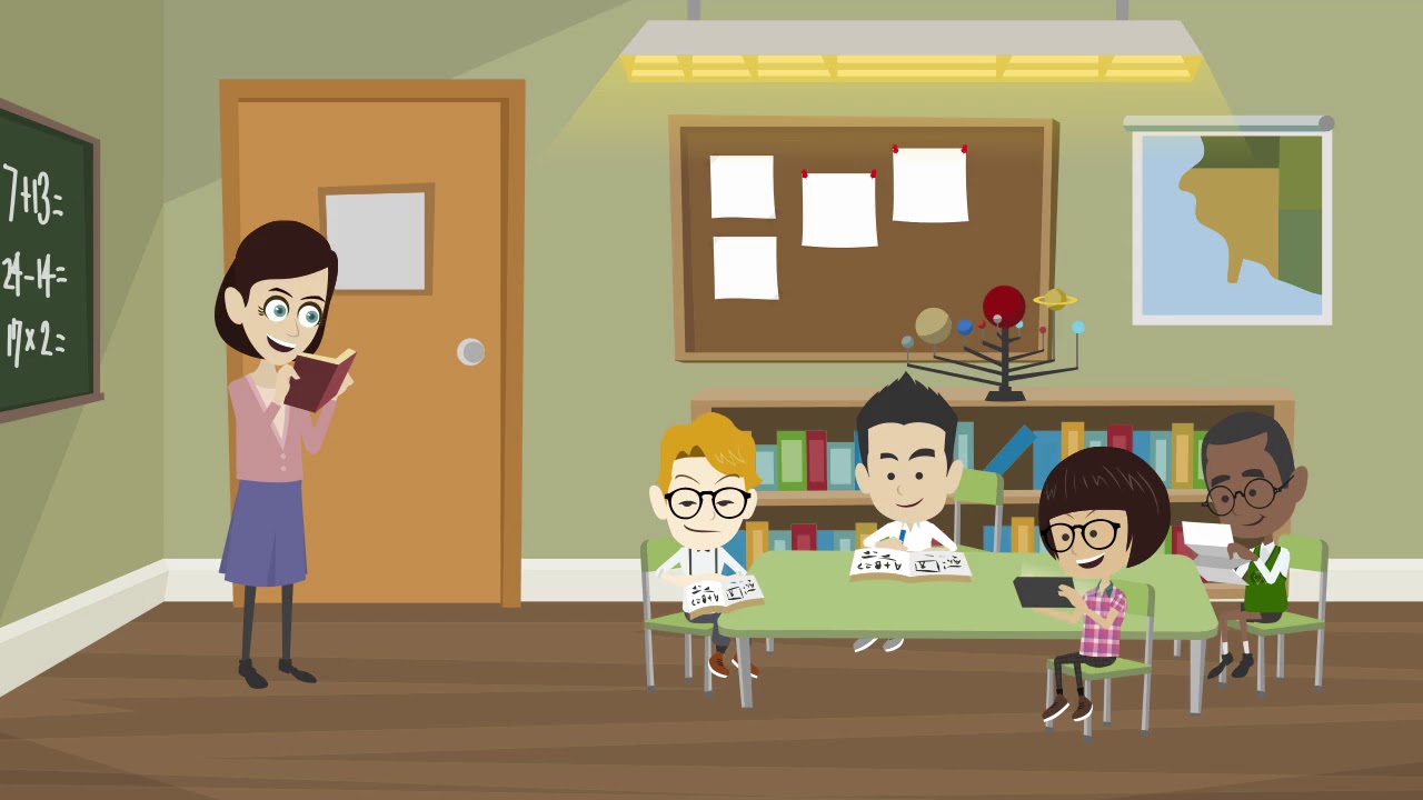 Kool Kids Tutoring - 2D animation | Video Animation Inc. - YouTube