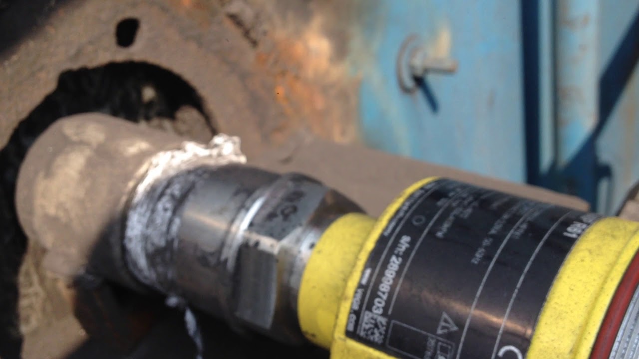 Chute Jamming thru Transmitter Receiver MW Radar Sensor, cement, steel ...