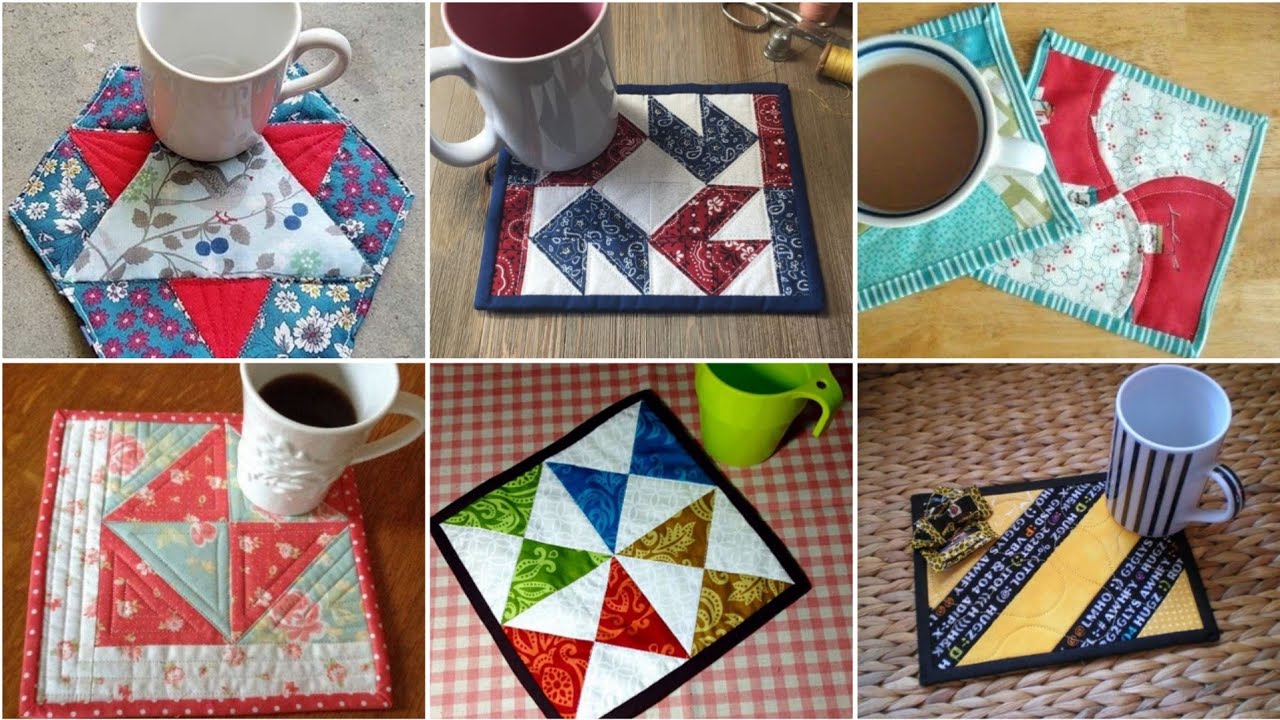 💜New Latest DIY handmade mug rug by pop up fashion 🌺 - YouTube