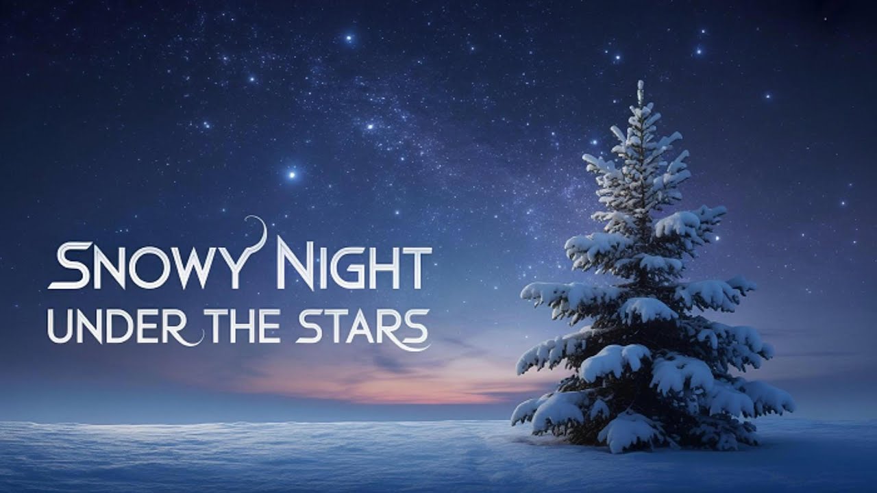️ Snowy Night Under the Stars | 8 Hours of Relaxing Piano & Winter ...