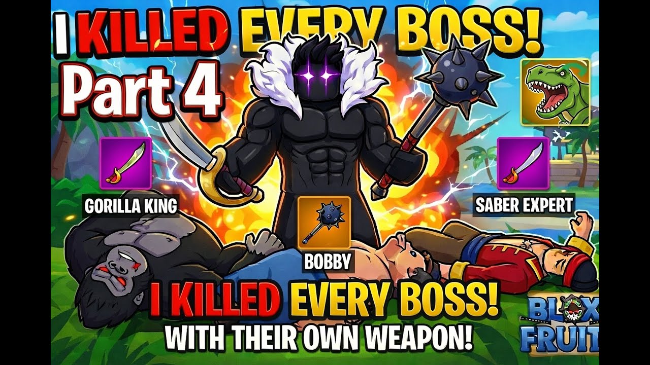 I kill every single Boss in the first sea with his own weapon! Part 4 ...