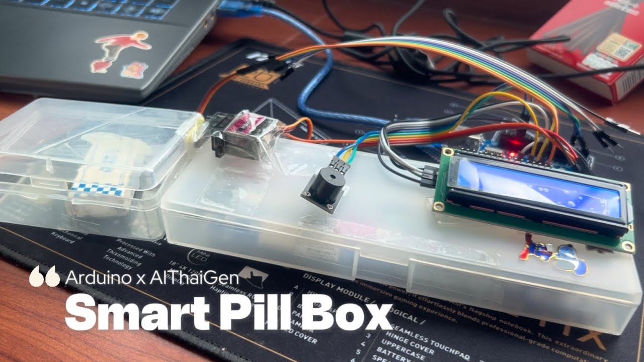Smart Pill Box from Arduino and AIThaiGen - YouTube