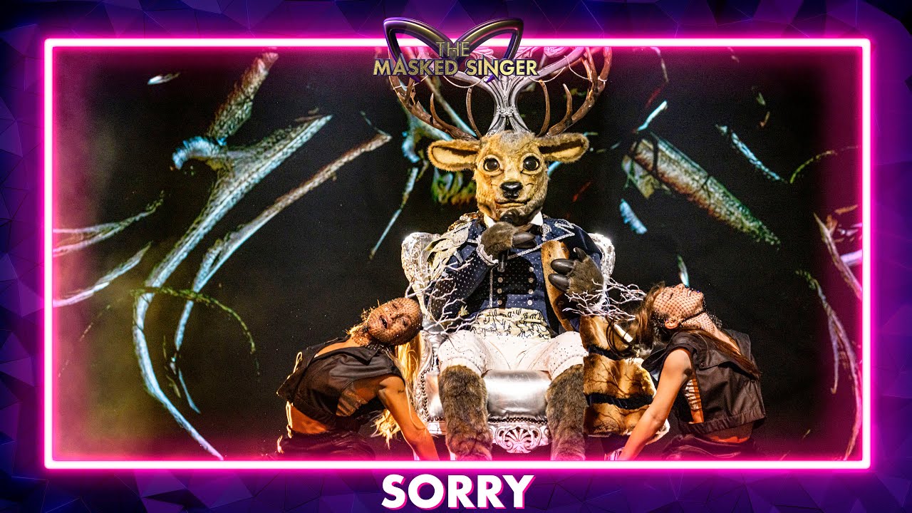 Edelhert - ‘Sorry’ | Aflevering 2 | The Masked Singer | VTM - YouTube