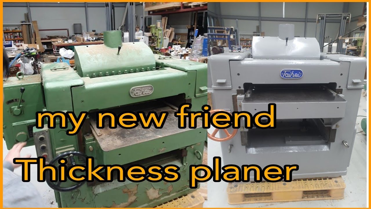 over 50 years thickness planer restoration -1 - YouTube