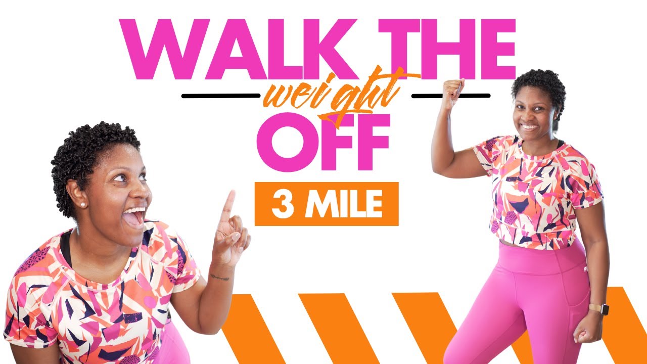 3 Mile Fat Burning Walking Workout | Low Impact No Equipment ...