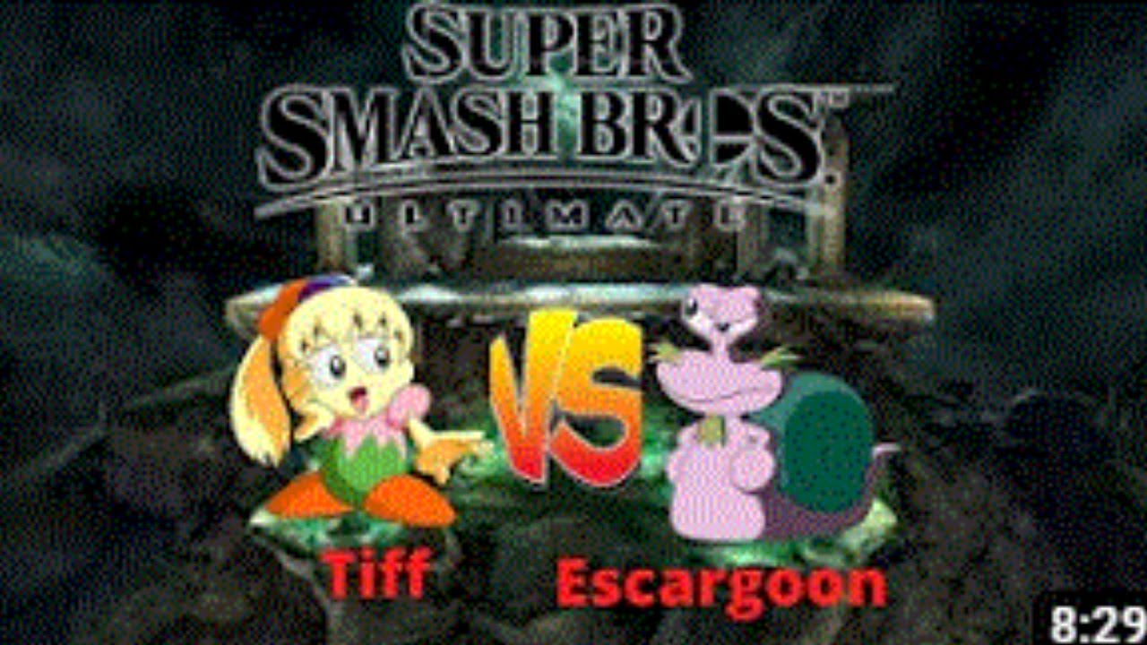 The Characters Play: Tiff Vs Escargoon Super Smash Bros Ultimate - YouTube