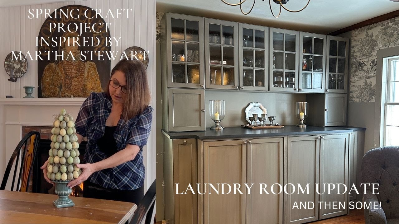 Spring Easter decor, spring cleaning, Laundry room update, when to flip ...