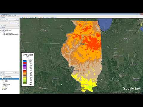 Using Google Earth To Identify Wind Speeds in Illinois - YouTube