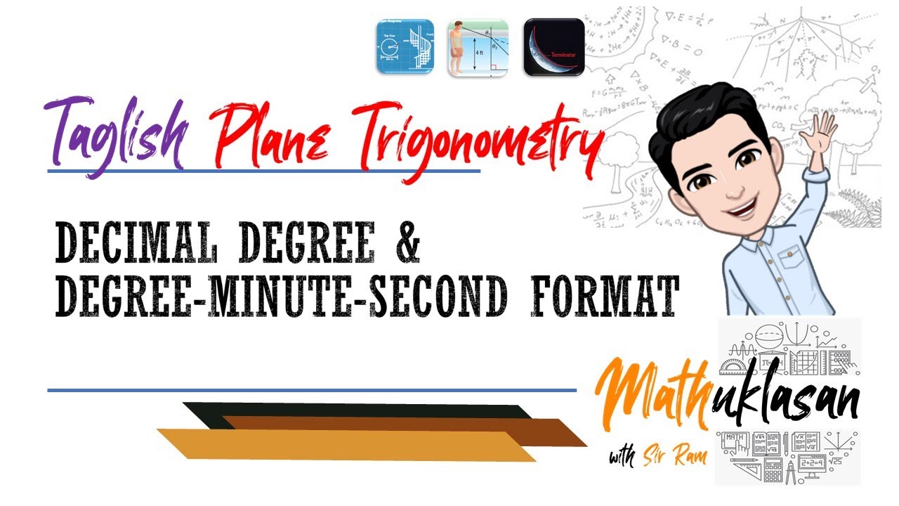 Converting Decimal Degrees to Degree-Minute-Second Format|| Plane ...