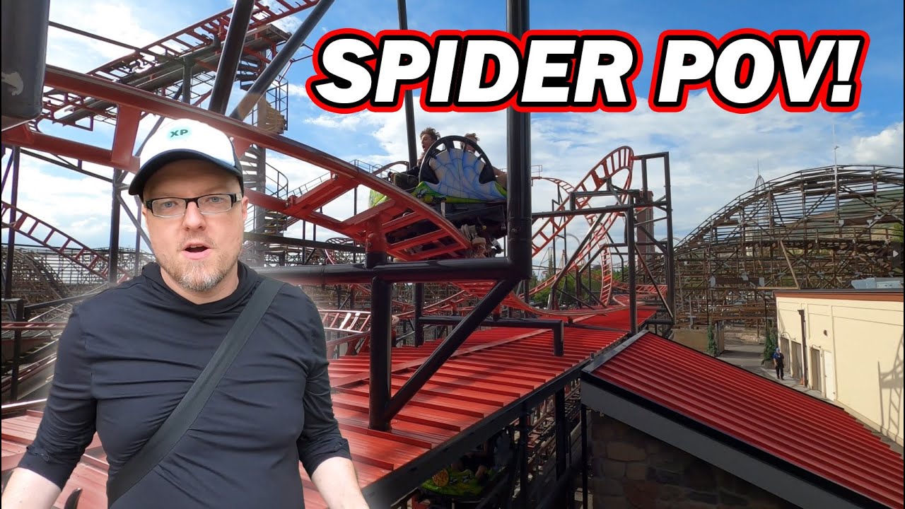 The Spider Lagoon Utah POV - Lagoon Amusement Park - YouTube