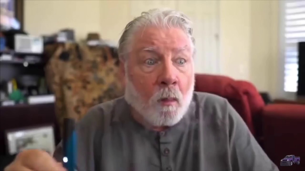 Old man coughs while using vape - earrape - YouTube