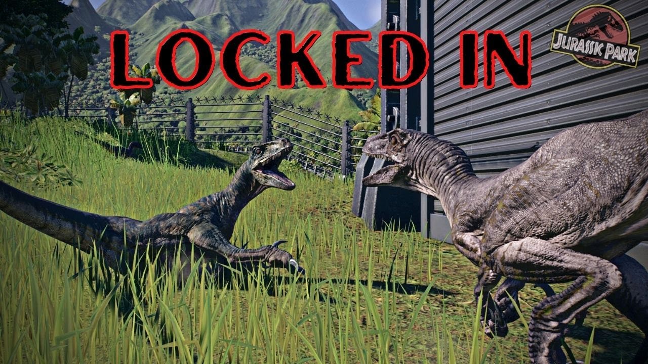 Trapped in the Velociraptor Paddock || Jurassic World Evolution 2 - YouTube