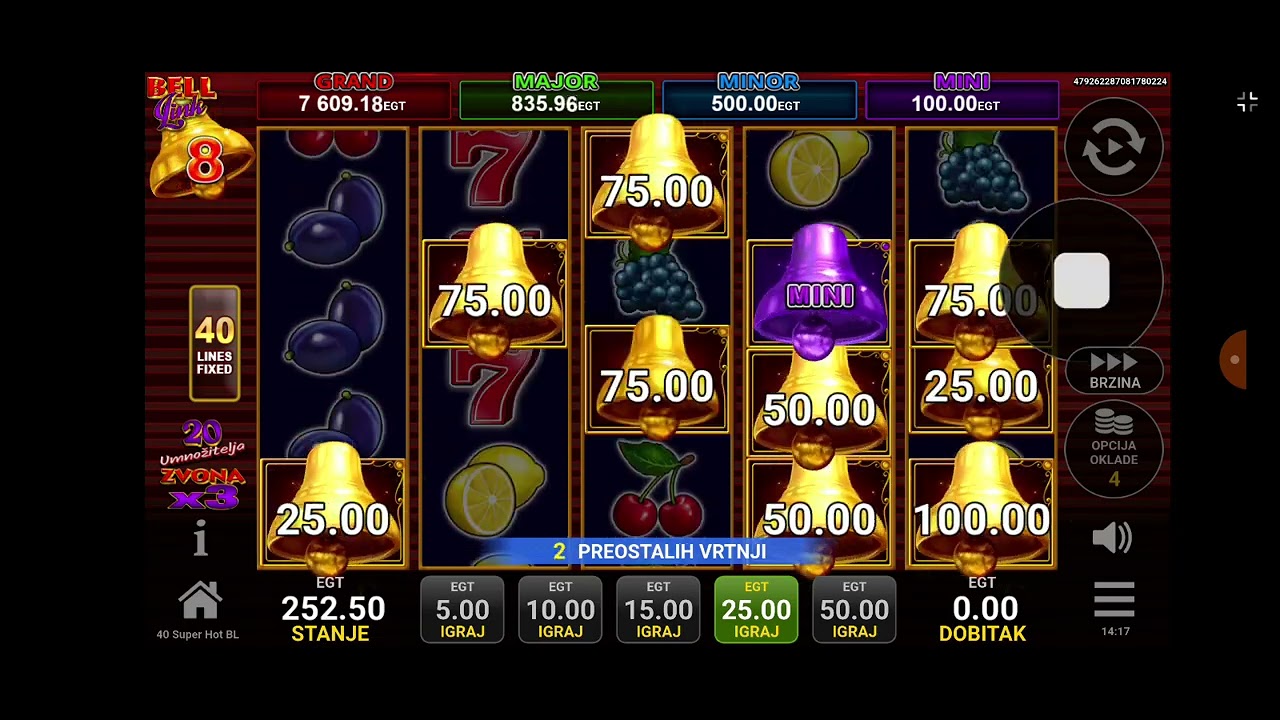 40 SUPER HOT BELL LINK (BIG WIN) #egt @slotroulette4342 - YouTube