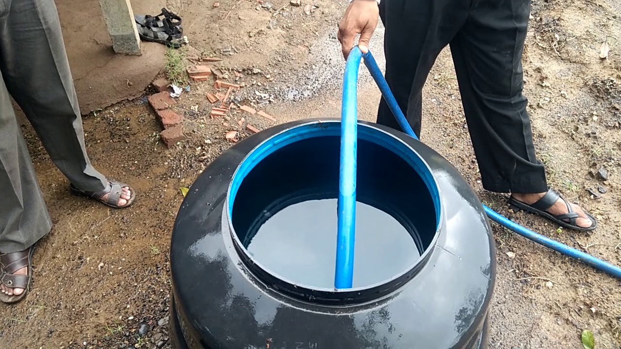water recharging technique in tube well ! - YouTube