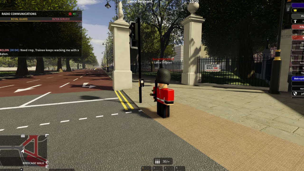 Hectic Day As A Royal Guard In Buckingham Palace Roblox! - YouTube
