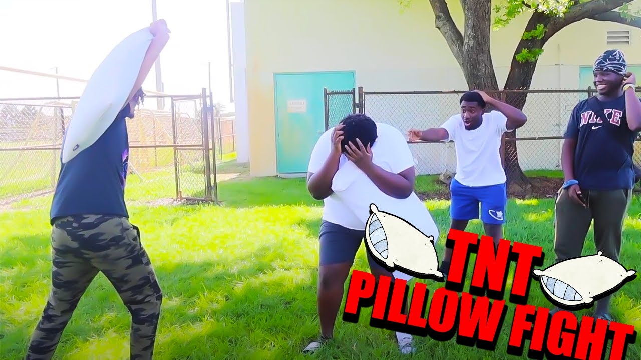 TNT PILLOW FIGHT - YouTube