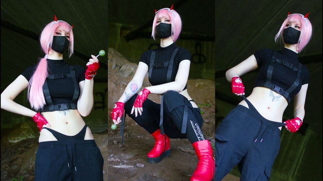 ZeroTwo Dark Drip 🤍 Cosplay MV - YouTube