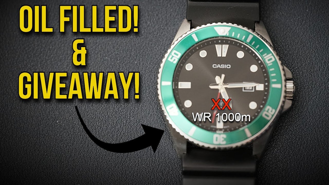 CASIO DURO Oil Filled How to Video AND GIVEAWAY! - CASIO Marlin 1000m ...
