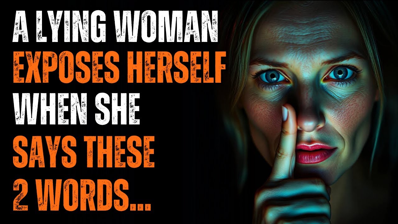 If a WOMAN LIES to you, she’ll say THESE WORDS without realizing it ...
