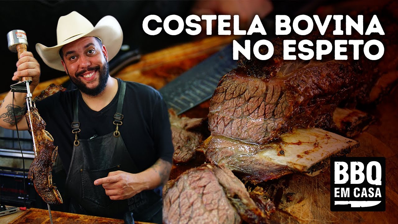 COMO FAZER CHURRASCO DE COSTELA RIPA - YouTube