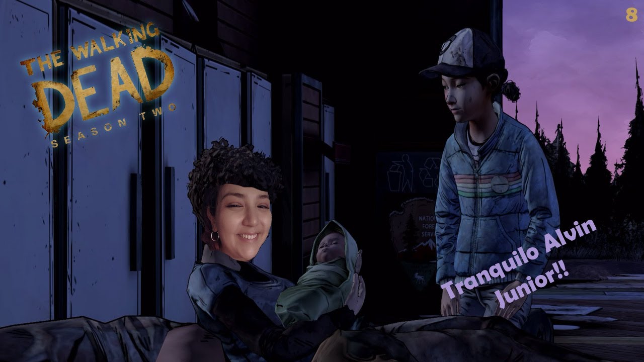 Alvin Jr. llego al mundo (8) |The Walking Dead: Temporada 2 ...