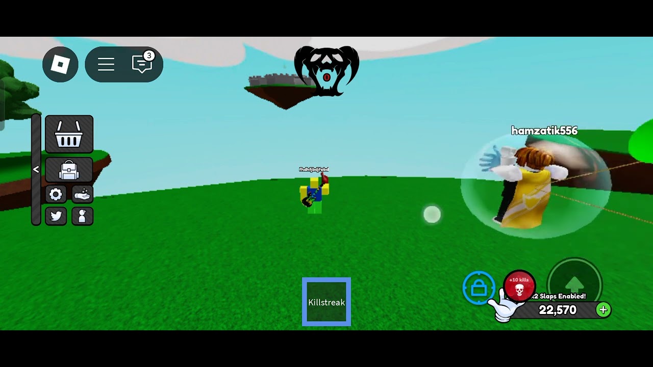 Lazy kid hacking in slap battle ep 7 (slap battle hacker report proof ...