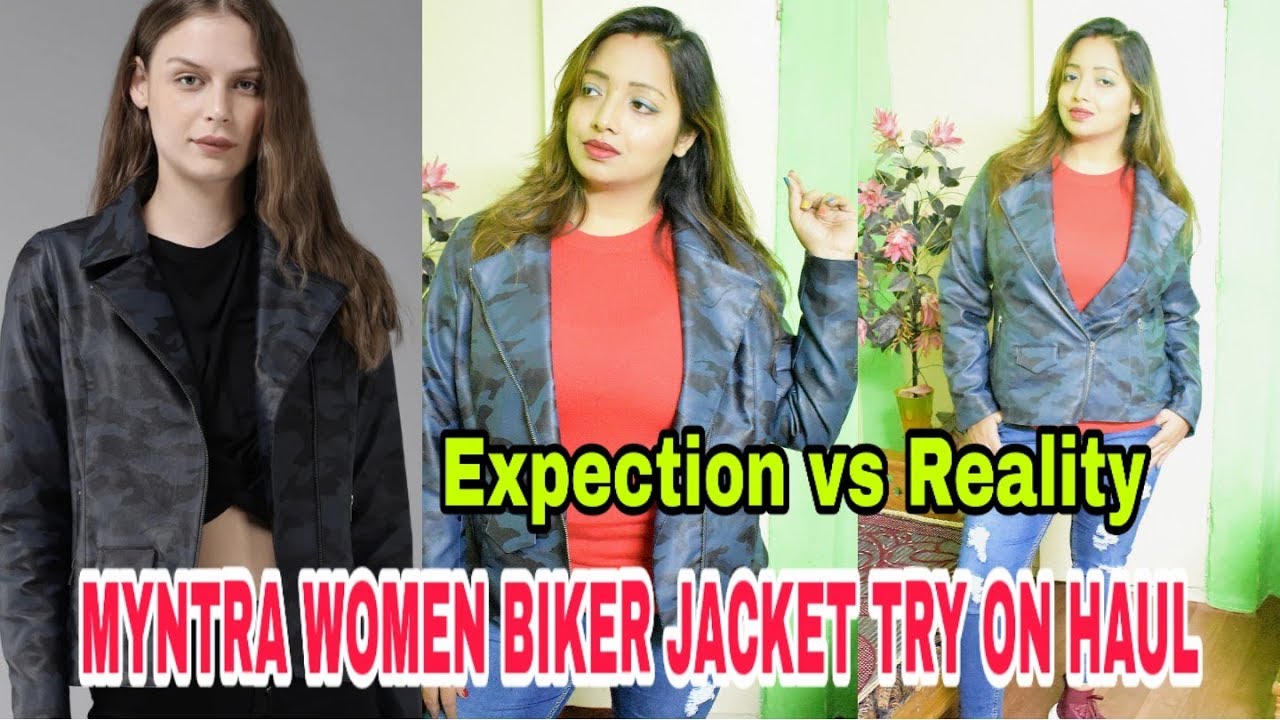 ROADSTER WOMEN CAMOUFLAGE PRINTED JACKET UNBOXING ND TRY ON HAUL ...
