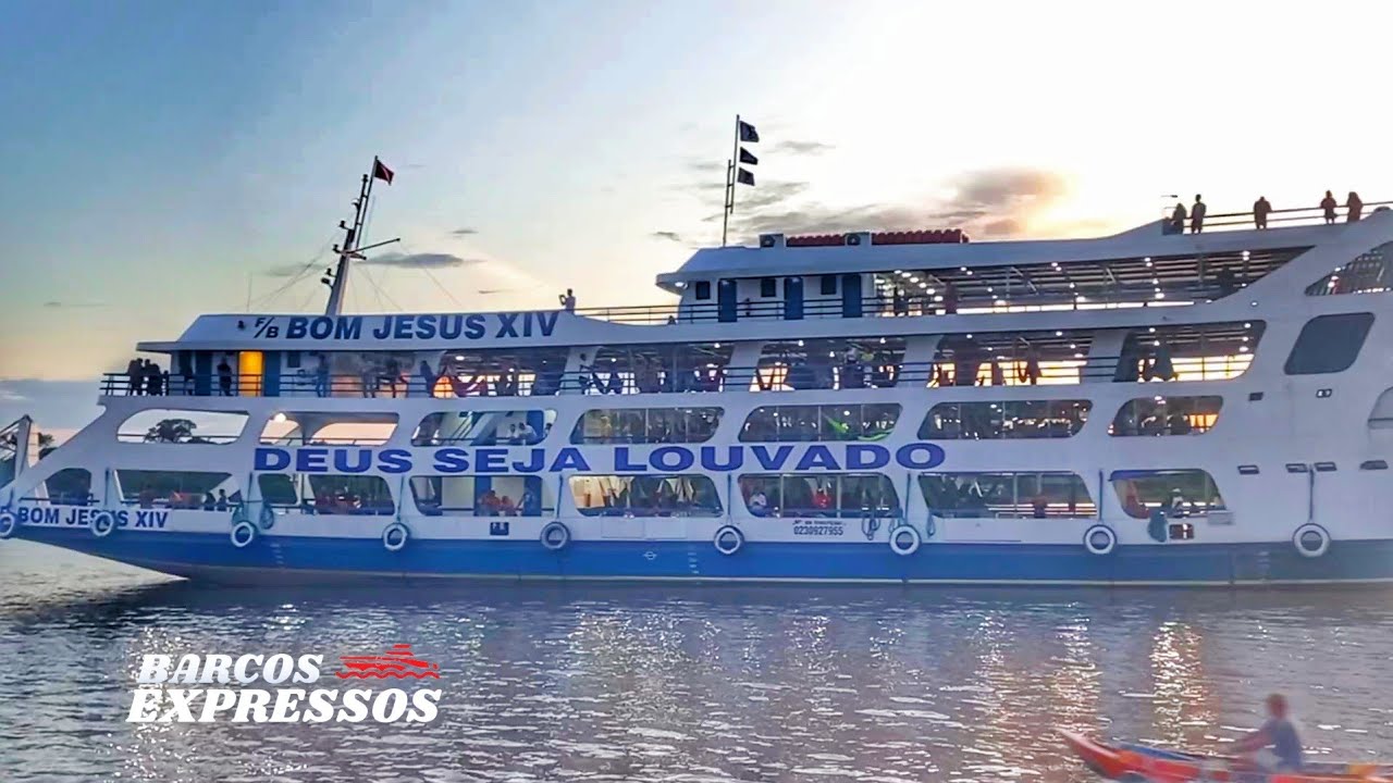 FERRYBOAT BOM JESUS XIV DE SAÍDA PARA BELÉM - YouTube