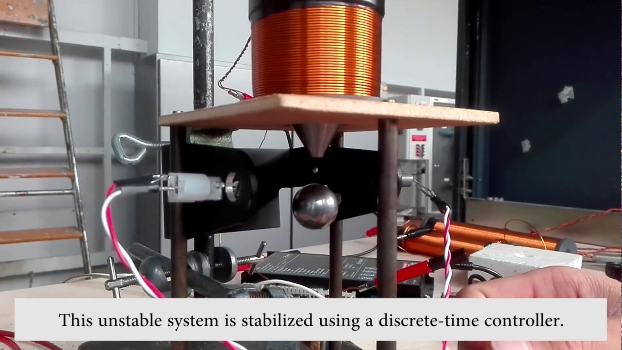 DEMO: Magnetic Levitation Control - YouTube