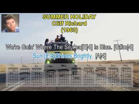 SUMMER HOLIDAY - Cliff Richard (1963) (Karaoke Sing-A-Long) (Scrolling ...