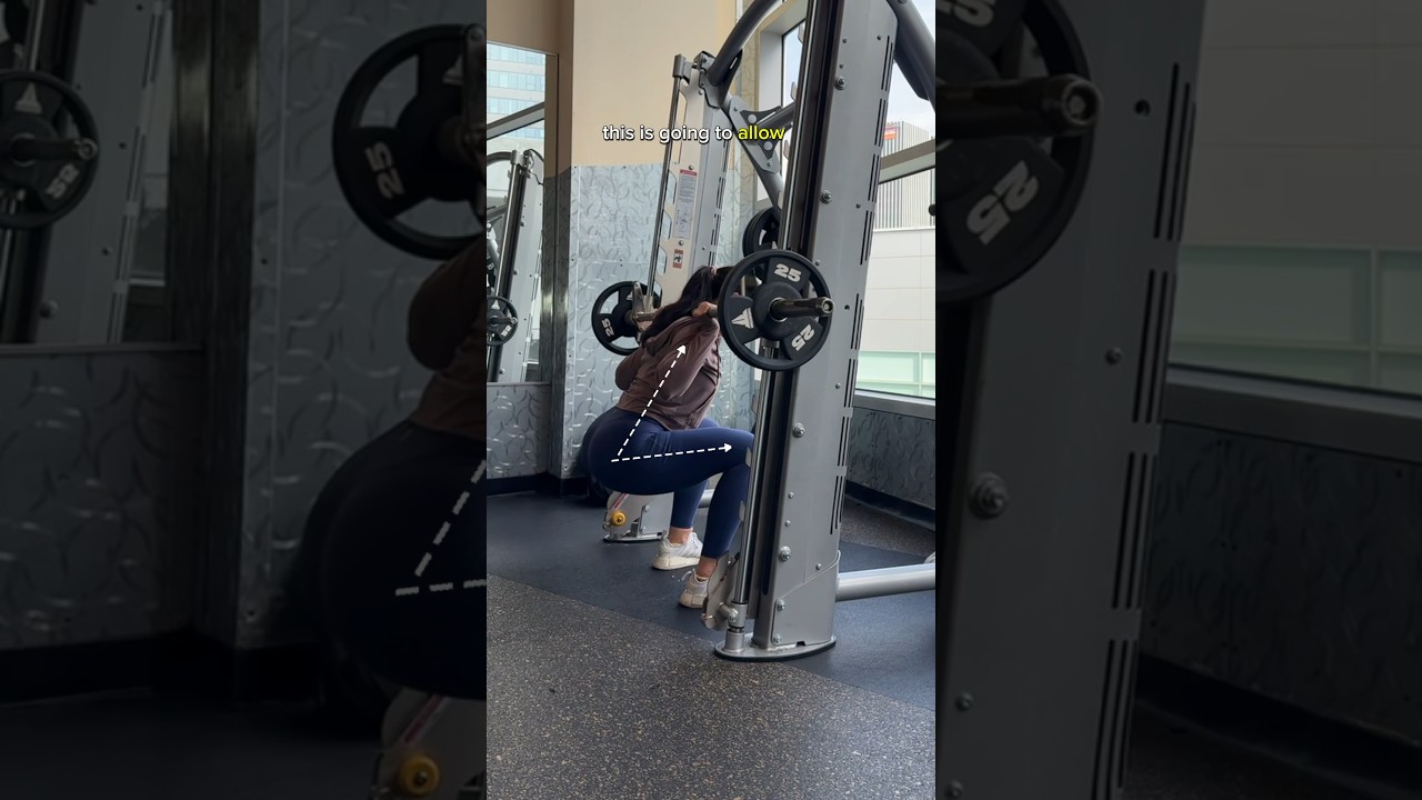 How to use the angled smith machine for more glutes 👏🏼 #gymworkout # ...