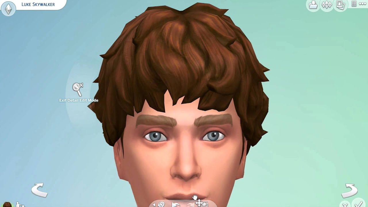 The Sims 4: Create a Luke Skywalker! (Star Wars) - YouTube