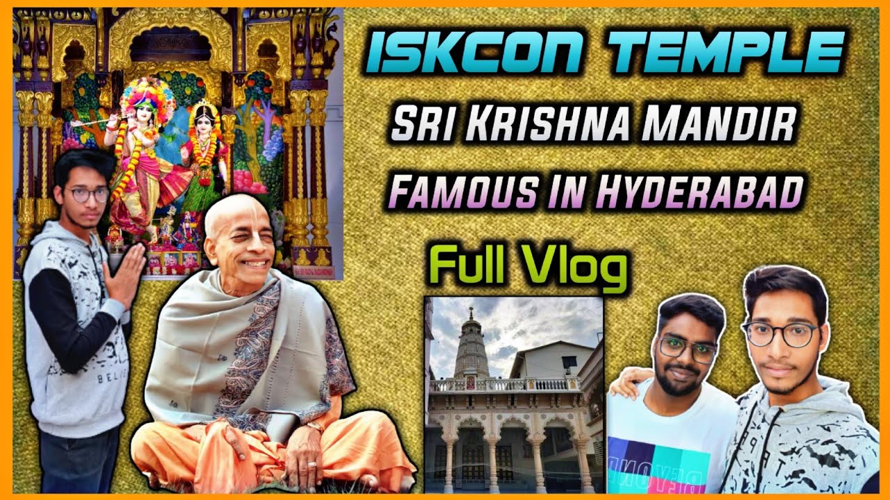 Hyderabad Iskcon Temple//Radha Krishna Mandir//Very Famous Temple ...