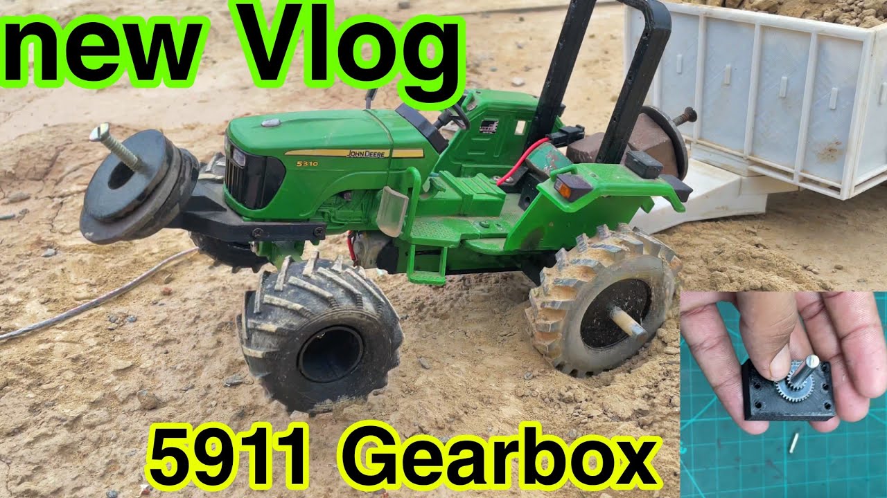 John Deere tractor model video shooting and hmt 5911 upgrade - YouTube