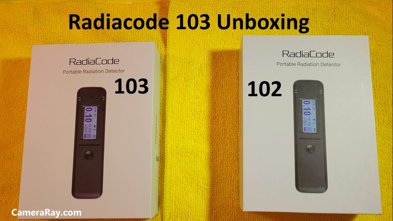 Radiacode 103 Unboxing And Look At The Menu #radiacode #radiacode103 ...