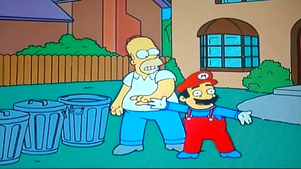 Donkey Kong Reference in Simpsons - YouTube