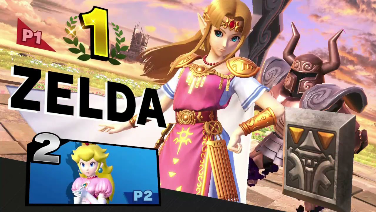 Super Smash Bros. Ultimate - Zelda Victory Poses (Brawl Victory Theme ...