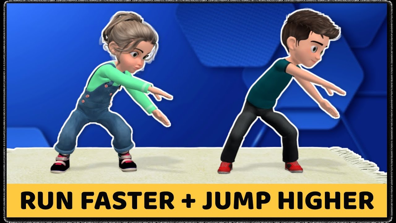 HIGH ENERGY KIDS WORKOUT - RUN FASTER, JUMP HIGHER - YouTube