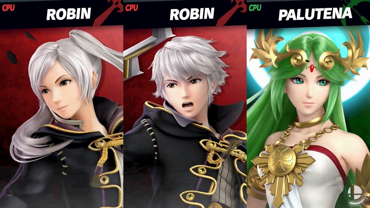 Super Smash Bros. Ultimate - Robin F & Robin vs Palutena - YouTube