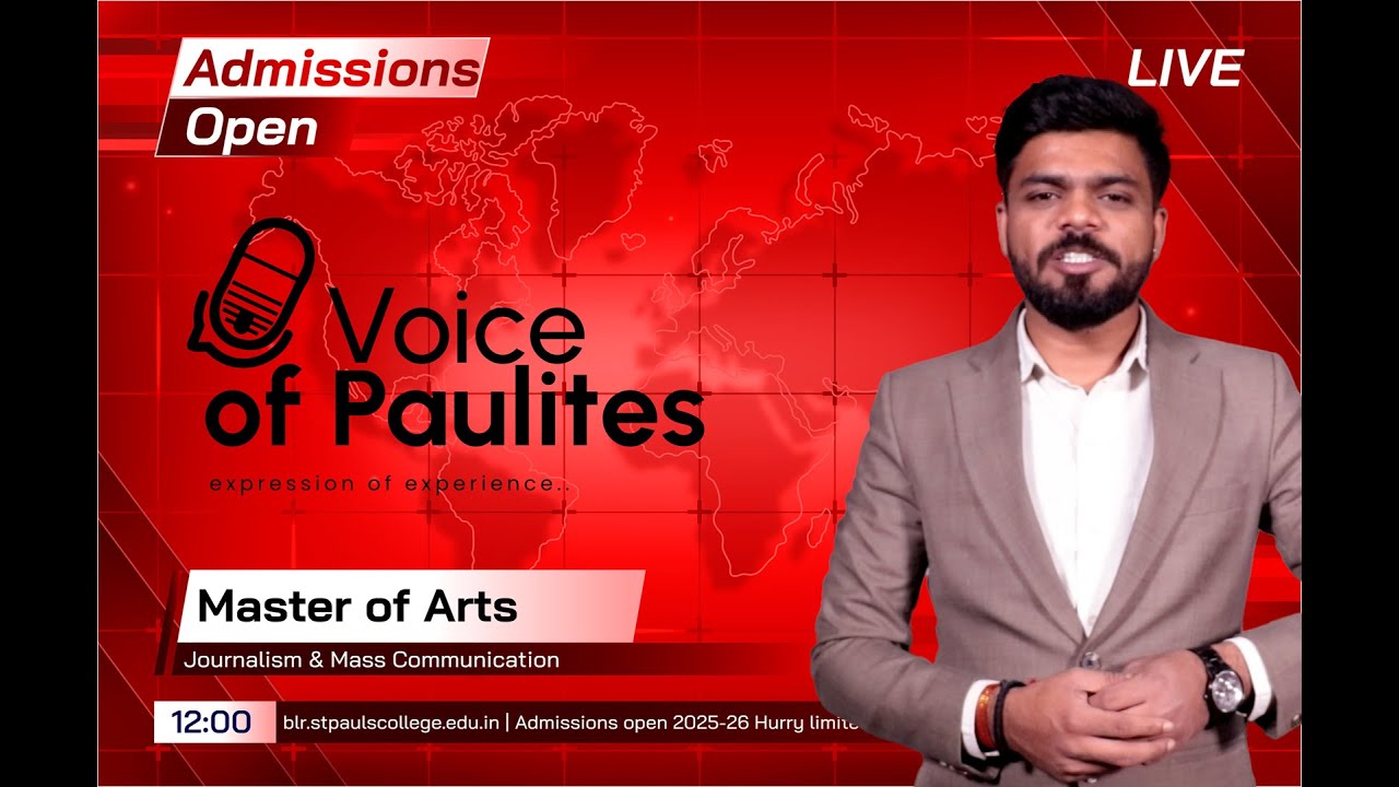 Pranuth Shares about his Journey towards News Anchor from MA Journalism ...