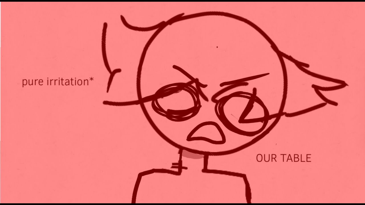 Oh no, our table! Animated - YouTube